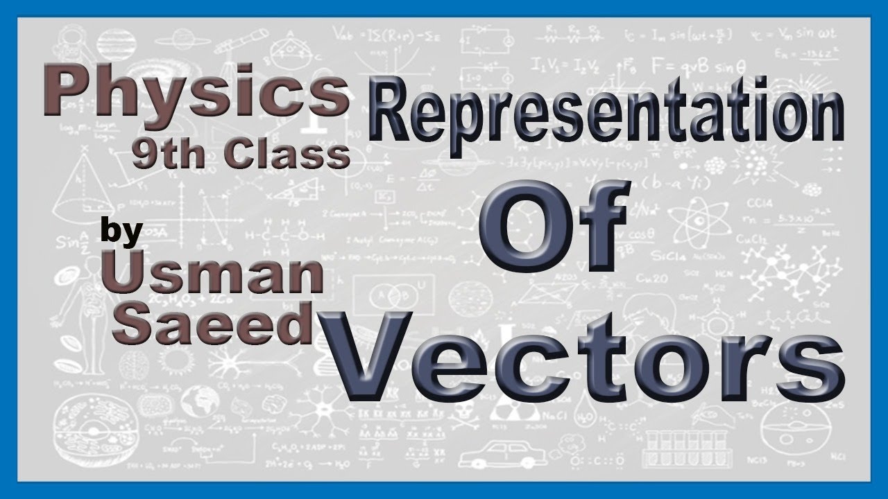 How to Learn Basic Concepts of Physics.......Representation of Vectors ...
