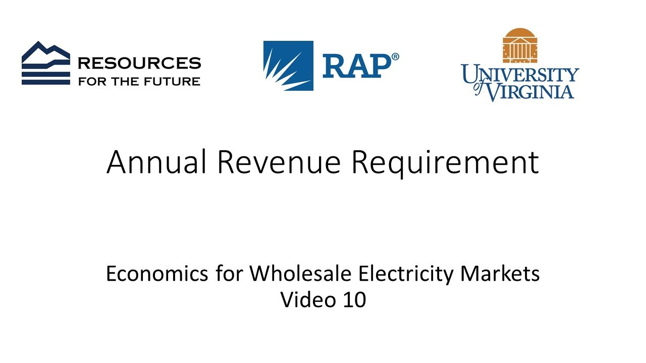 Economics #10: Annual Revenue Requirement - YouTube