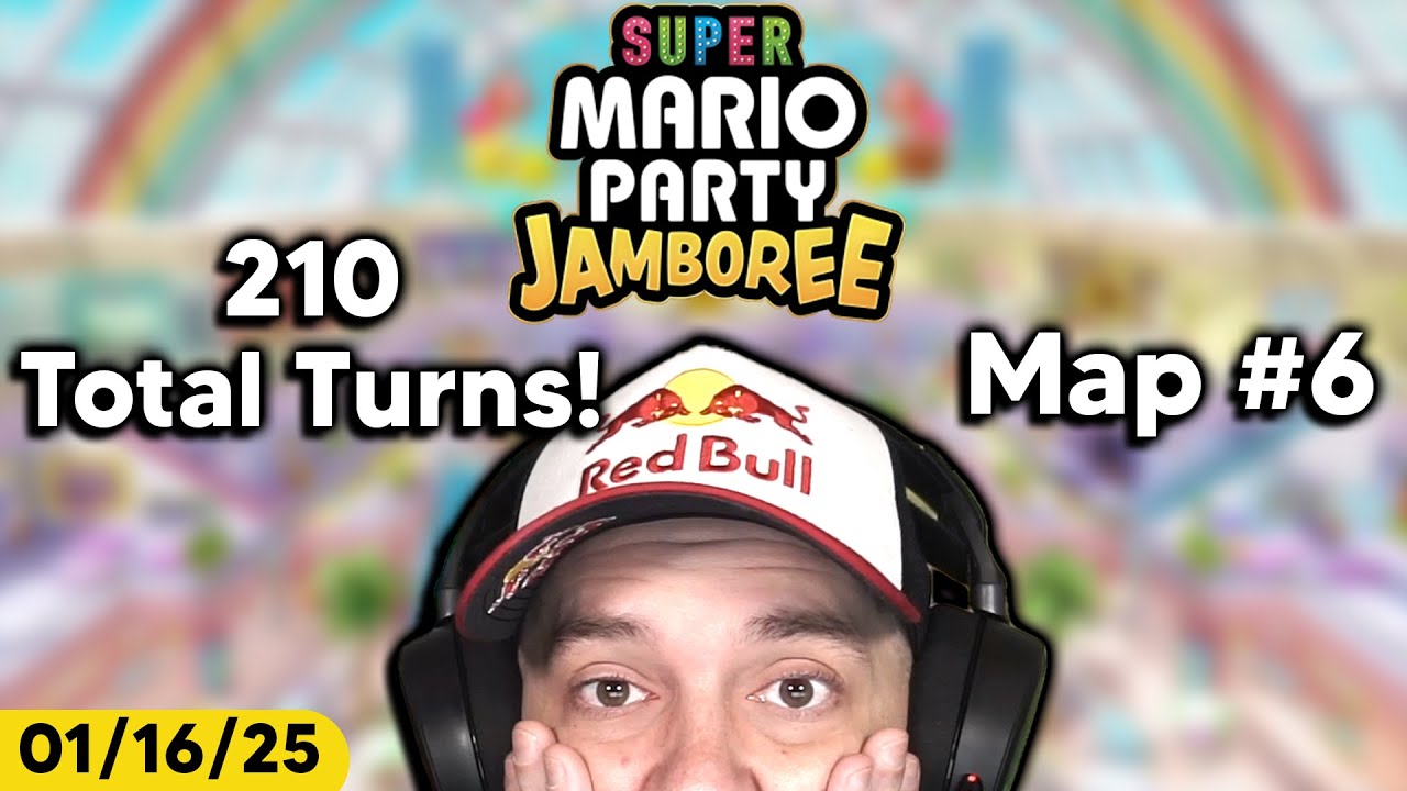 We Played a 210 Turn Game of Mario Party Jamboree (Map 6) - YouTube