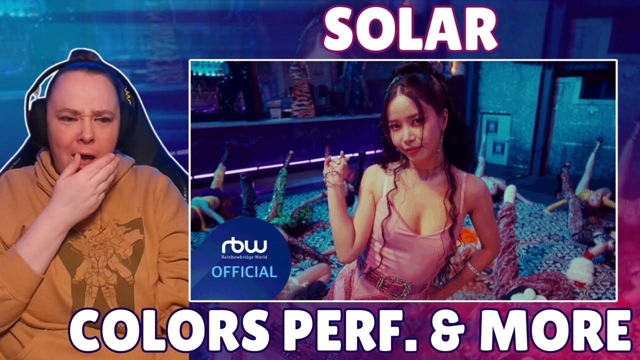 Solar (솔라) - Colors Performance Video & More | REACTION - YouTube