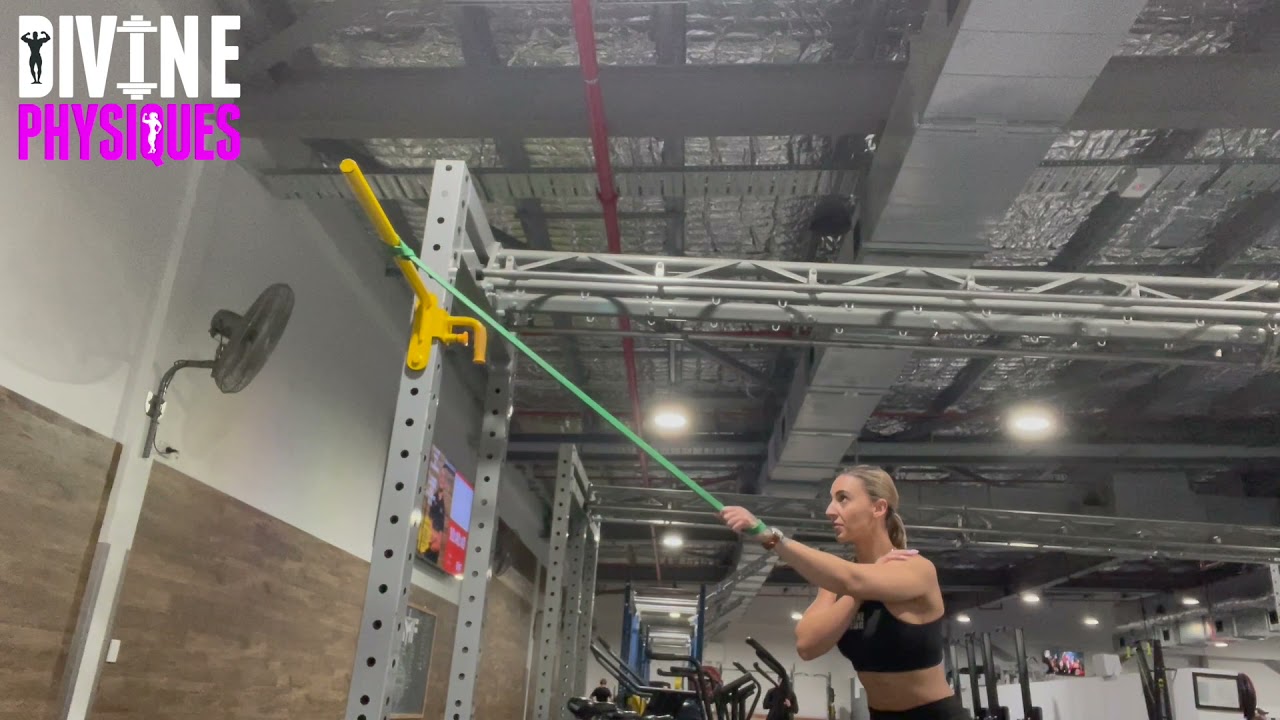 Banded Scapula Retraction + Rows | Divine Physiques Coaching - YouTube