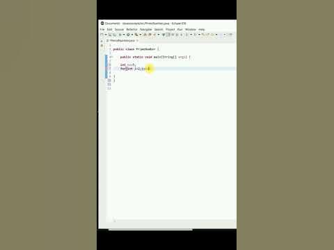 Given number is prime or not |Java | #shorts | Full Video in ...