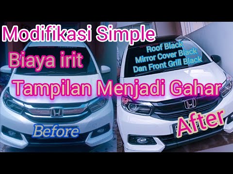 Modifikasi simple Hasil Maksimal Honda Mobilio Putih - YouTube