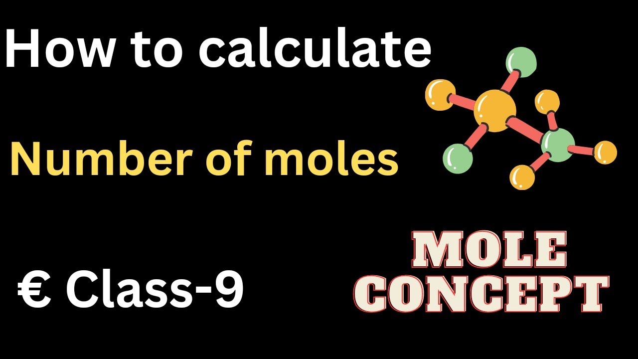 Mole concept numericals for class 9 || most important numericals ...