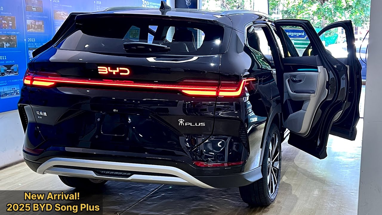 The New 2025 BYD Song Plus EV: Comfortable Premium Luxury SUV - YouTube