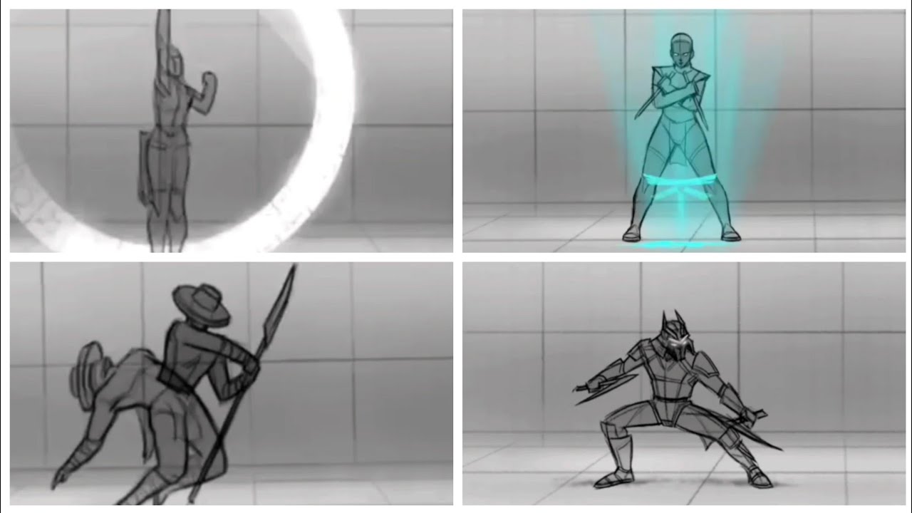Shadow Fight Arena - CONCEPT: Character STANCES & POSES Animation - YouTube