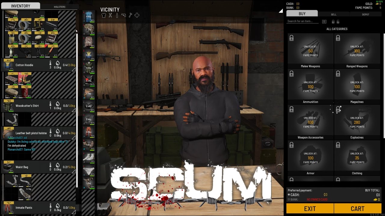 Lets play ep 2 : Scum 0,9 Multiplayer : Making our way to the safe zone ...