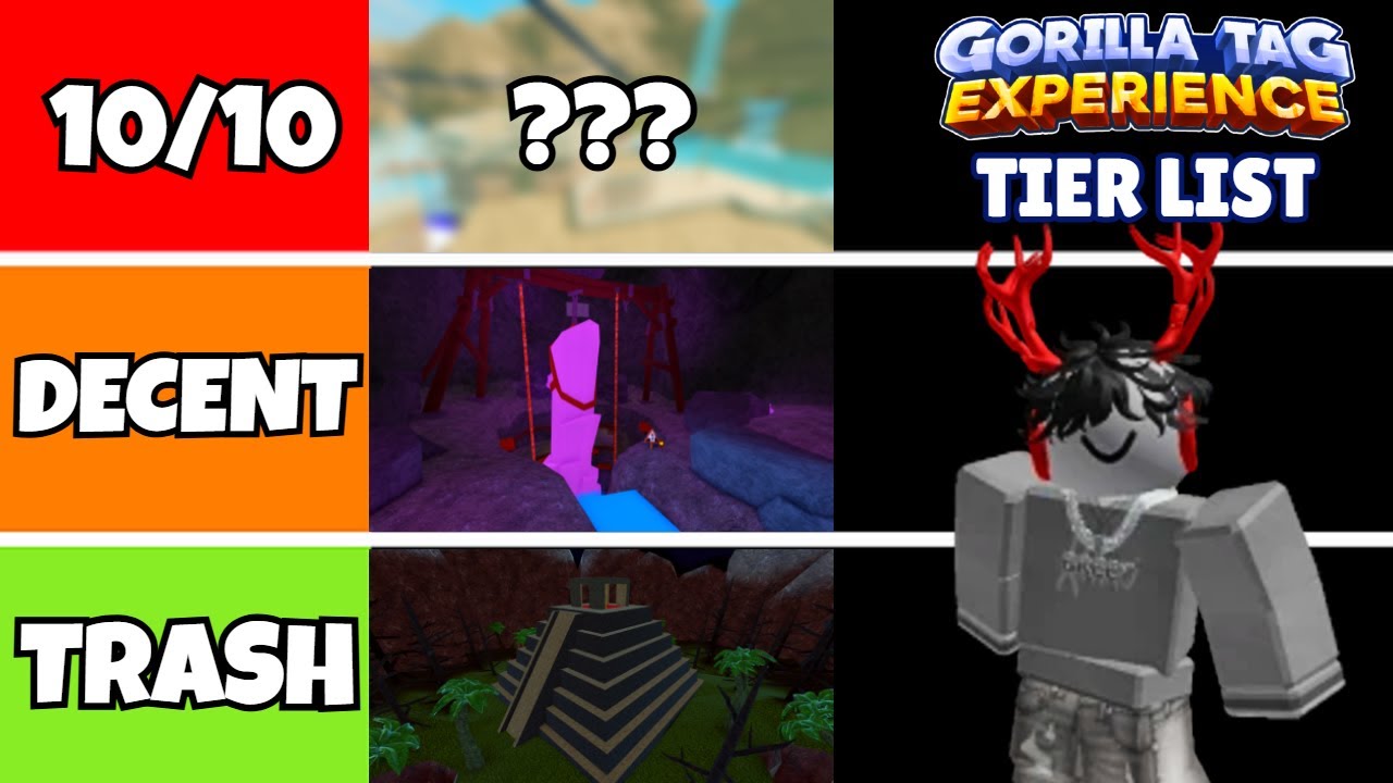 I Ranked EVERY Gorilla Tag Experience Map - YouTube