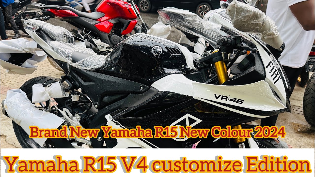 Yamaha R15 V2.0 New Color 2024 || R15 V5 White and Black Color ...
