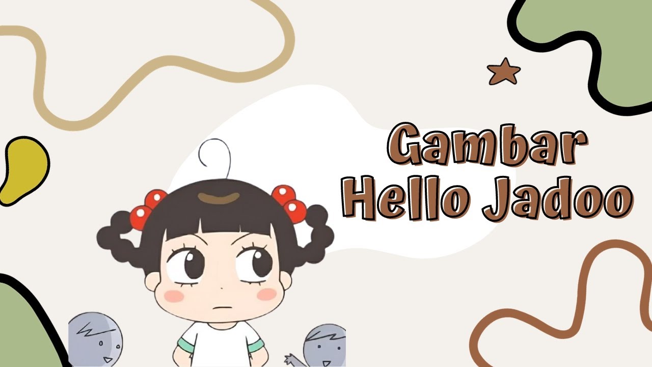 Menggambar Kartun Hello Jadoo - YouTube