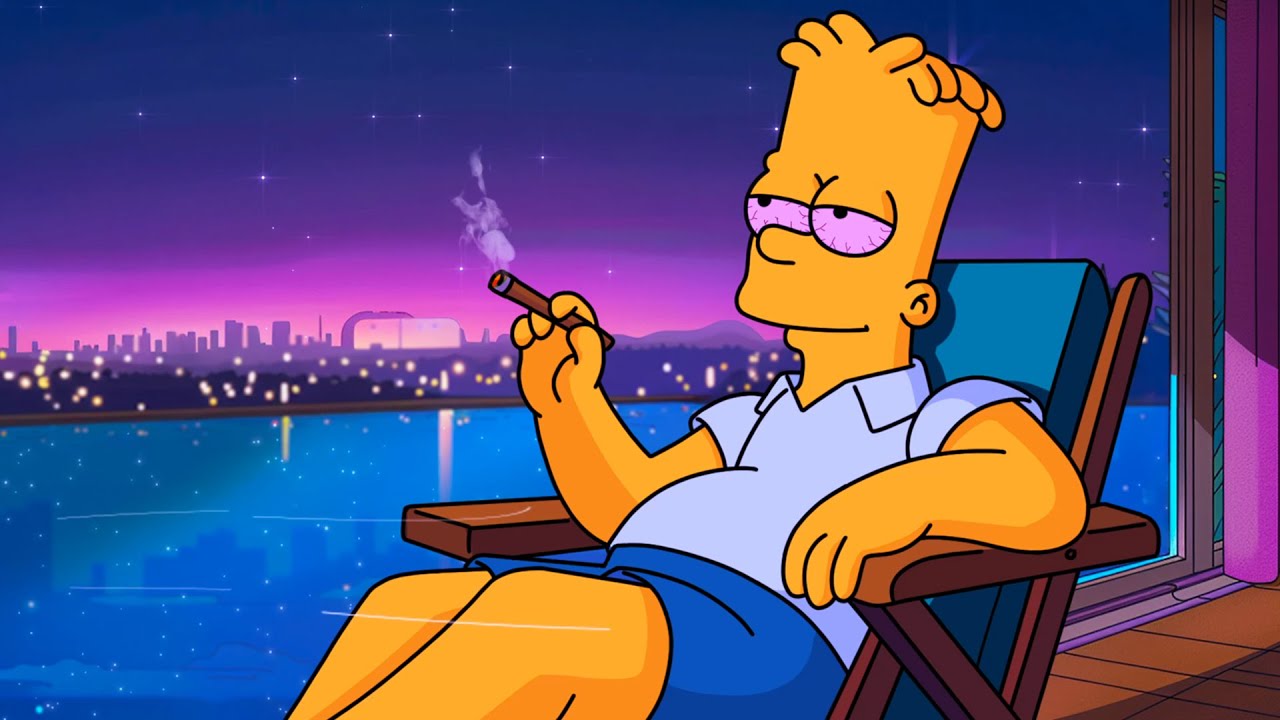 Summer Night Smoking Sessions - Lofi hip hop mix ~ Stress Relief ...