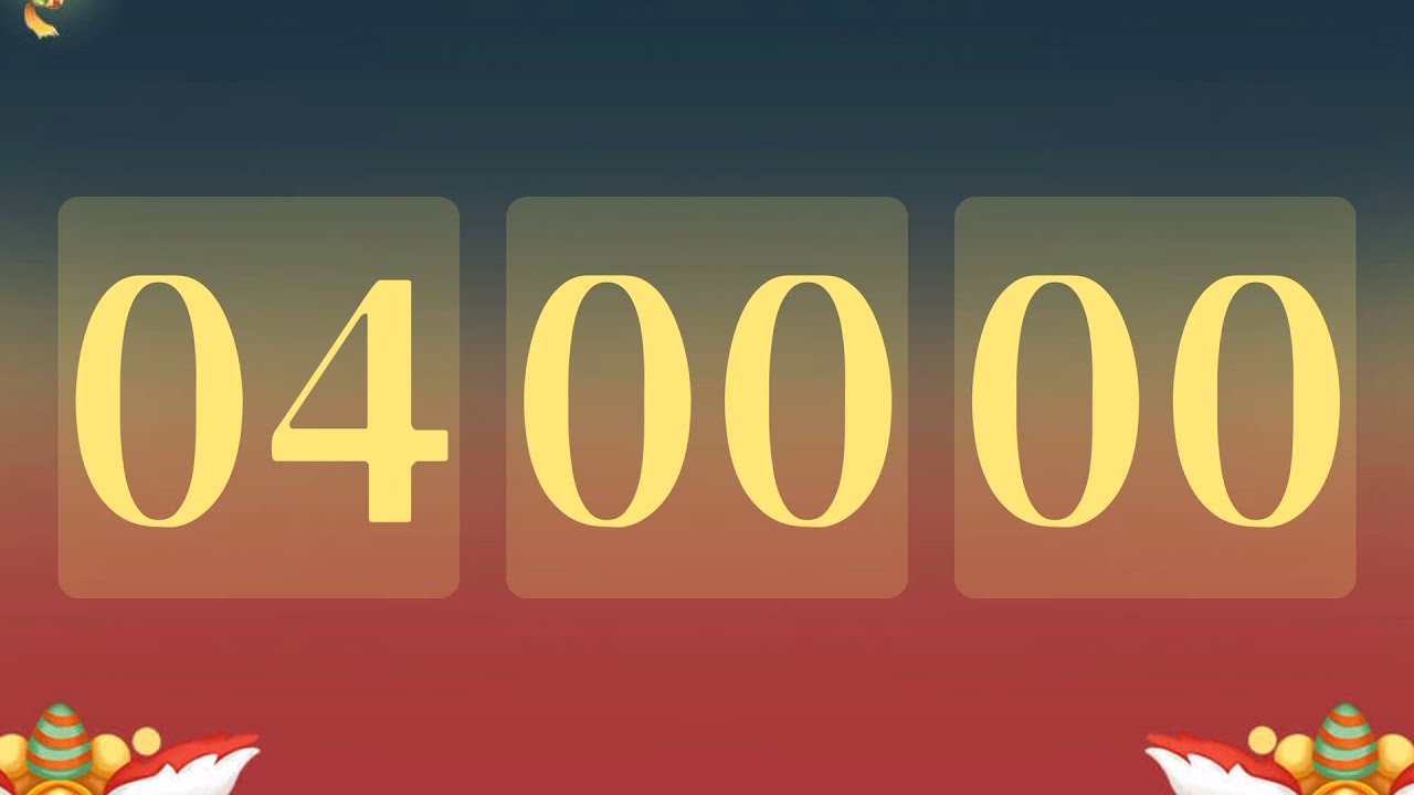 4 hours timing|countdown and timer - YouTube