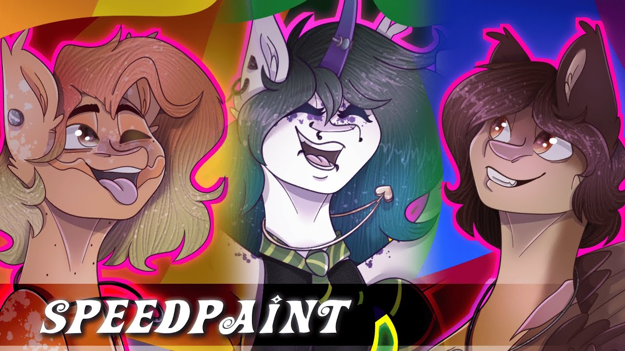 Happy Pride Month 2025 (OCs) | MLP Speedpaint - YouTube