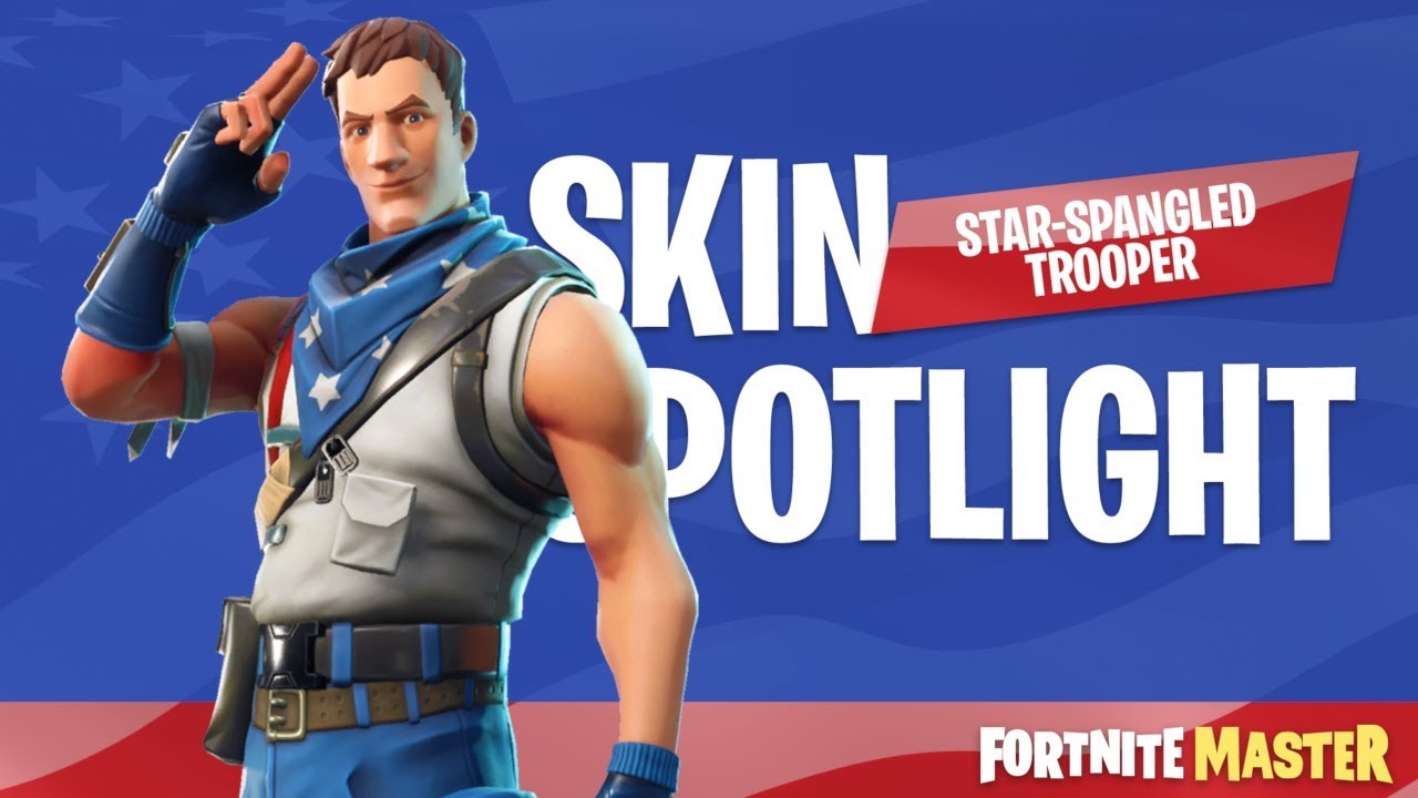 Star Spangled Trooper Skin Spotlight (Fortnite Battle Royale) - YouTube
