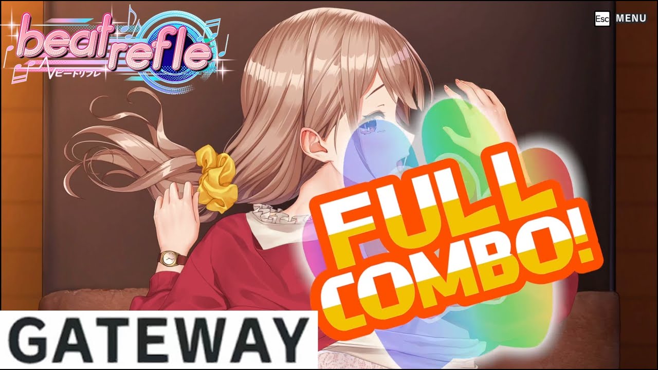 【ビートリフレ】雪白千鶴 GATEWAY ♪ Hard Lv.3 フルコンボ チャレンジ【beat refle】 - YouTube