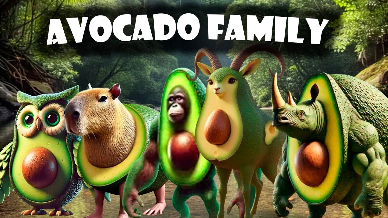 All Italian Brainrot Avocado Family - YouTube