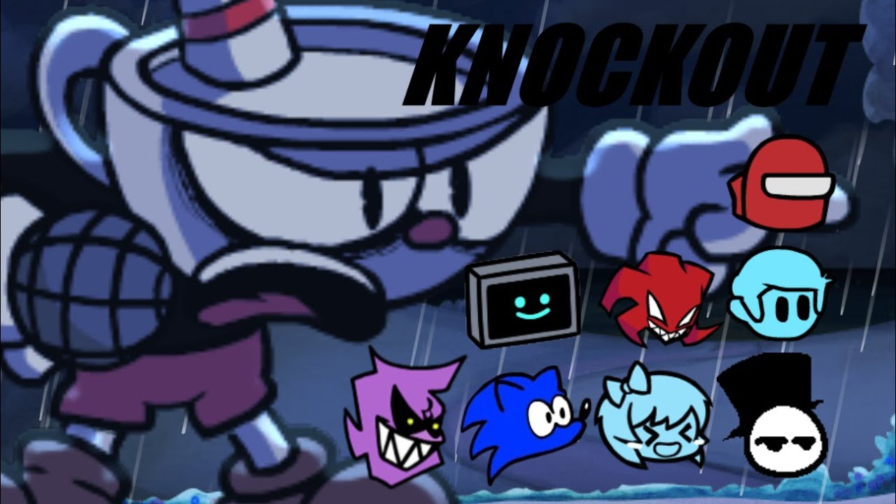 FNF - Knockout But Every Turn, Another Different Character Is Used ...