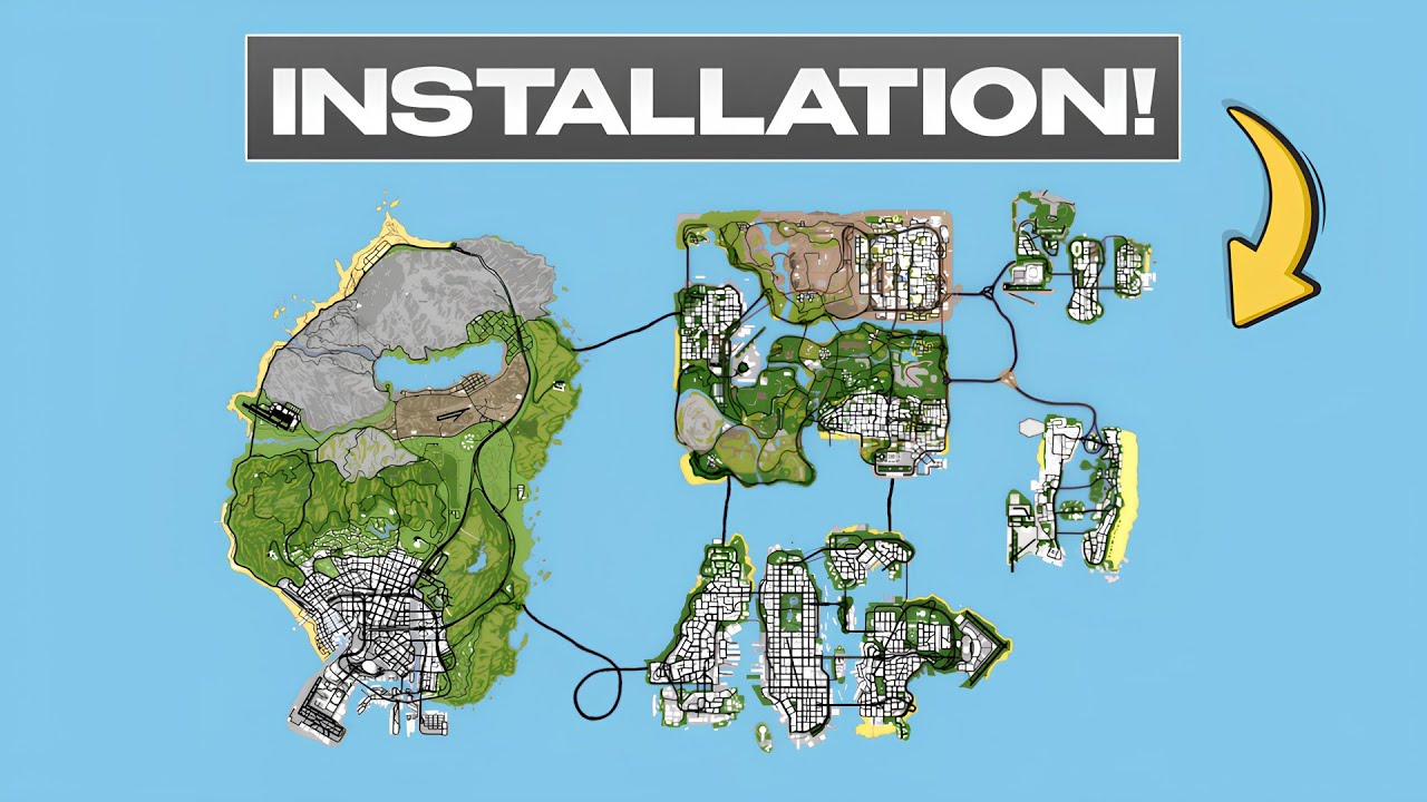 How To Install GTA Mixed MOD in GTA San Andreas (All GTA Maps) - YouTube