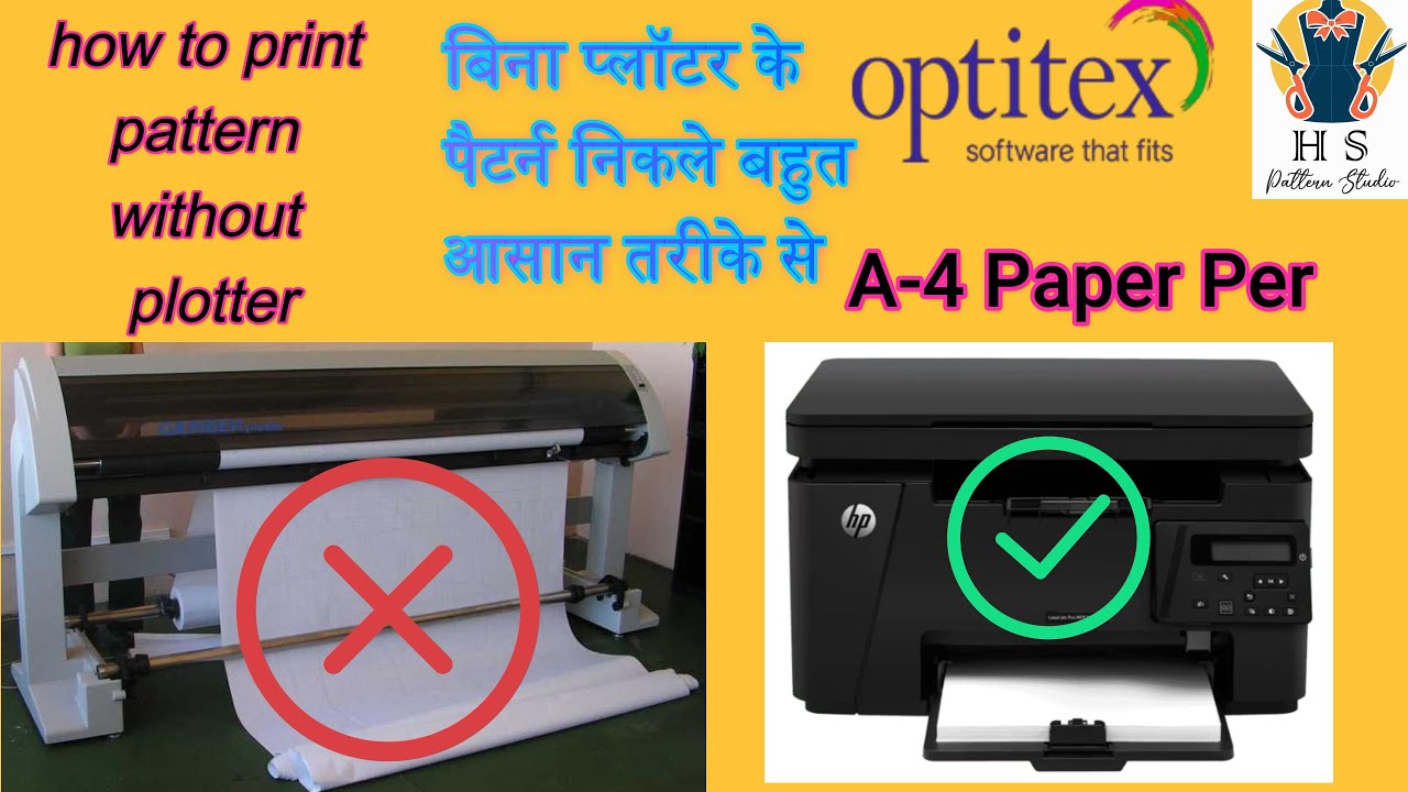 Pattern making tips & tricks ! No Plotter? No Problem! Print Large ...