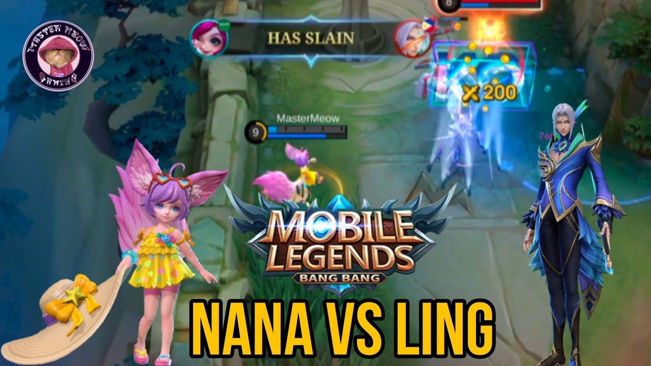 Nana Gameplay 2024 || Nana vs Ling #mlbb #mobilelegends - YouTube