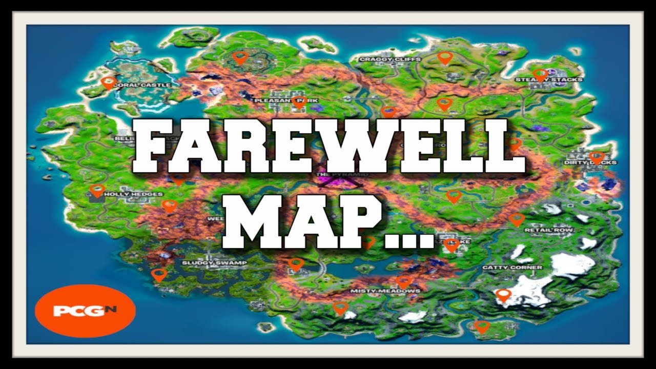 Fortnite Chapter 2 Map Farewell... The End is Near! - YouTube