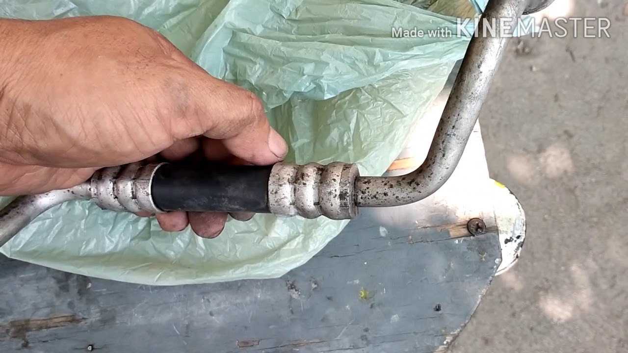 Leak test on Aircon system and Charge Freon 134a - YouTube