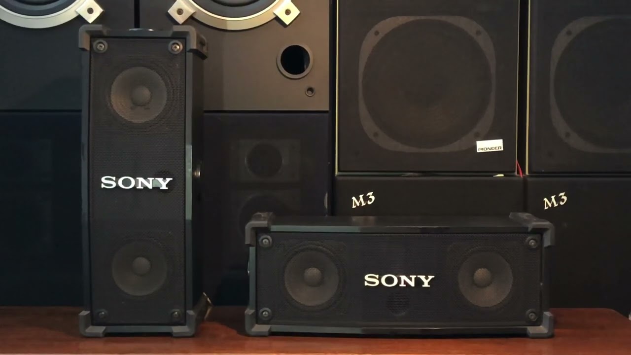 SONY PASSIVE PA SPEAKERS № MU-S7 - YouTube