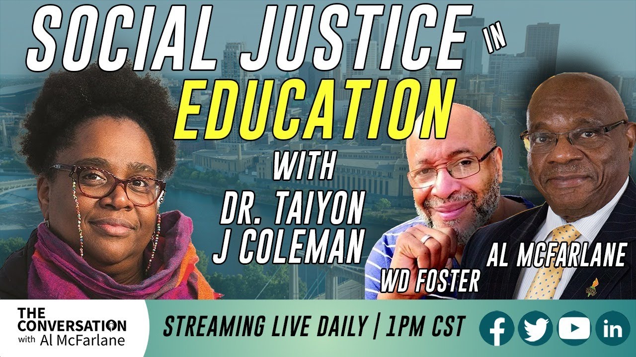 Social Justice in Education: Book Chat with Dr. Taiyon J Coleman - YouTube