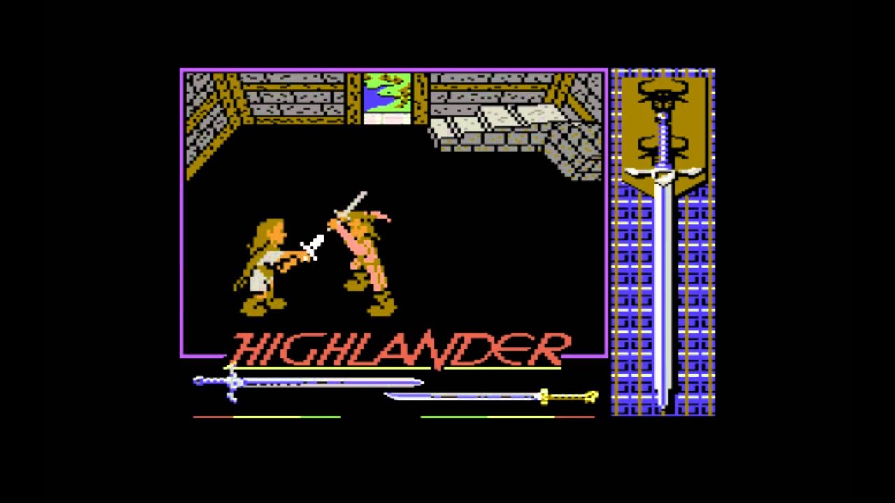 Highlander Gameplay C64 - YouTube