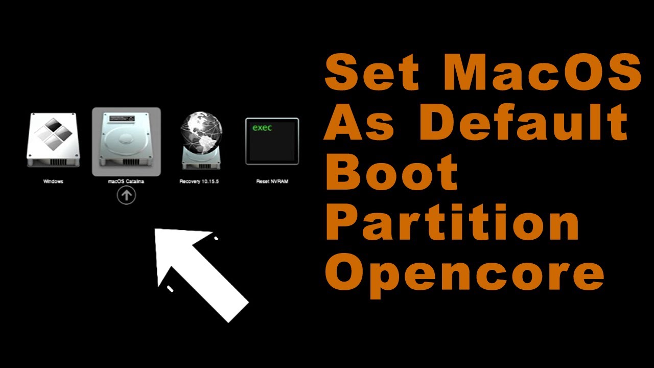 Set Default Boot Partition OpenCore! Definindo partição/disco padrão na ...