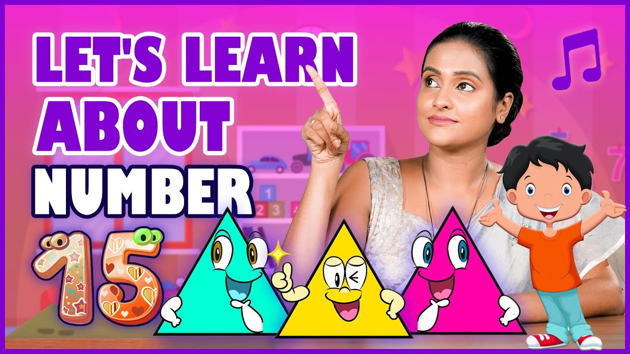 Lesson 15 : Let's learn about number 15 for preschoolers and ...