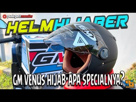 UNBOXING HELM GM VENUS HIJAB - HELM OPEN FACE DENGAN DESAIN KHUSUS ...