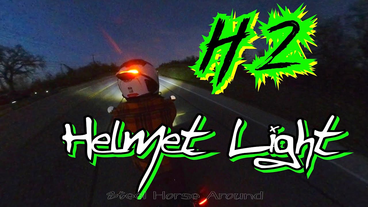 Helmet Light Steel Mate H2 Ride & Review #motorcycle #motovlogger # ...