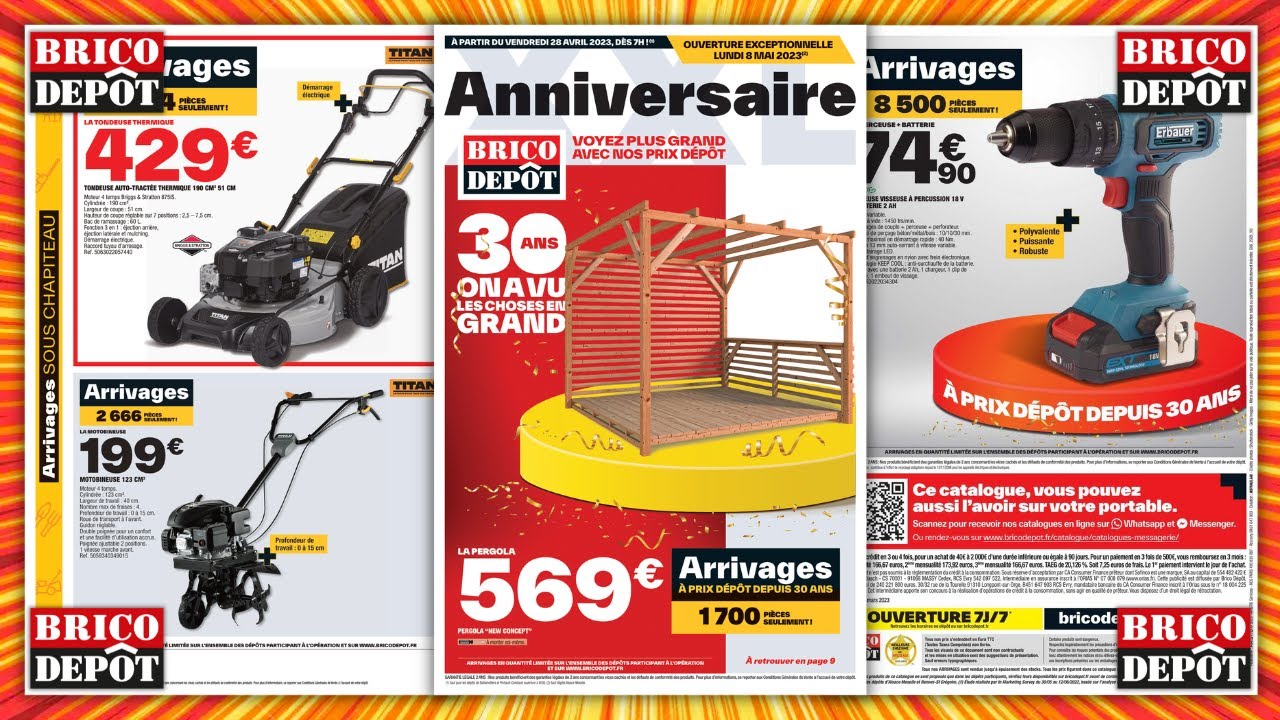 BRICO DÉPÔT ARRIVAGE BRICOLAGE DU 28 AVRIL AU 11 MAI 2023 - CATALOGUE ...