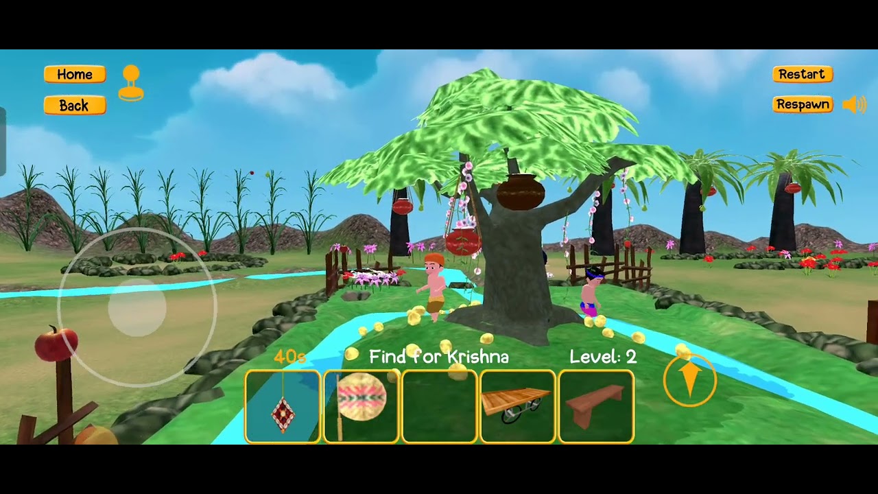 Krishna game mango catching🛖🤤🥹🍐 - YouTube