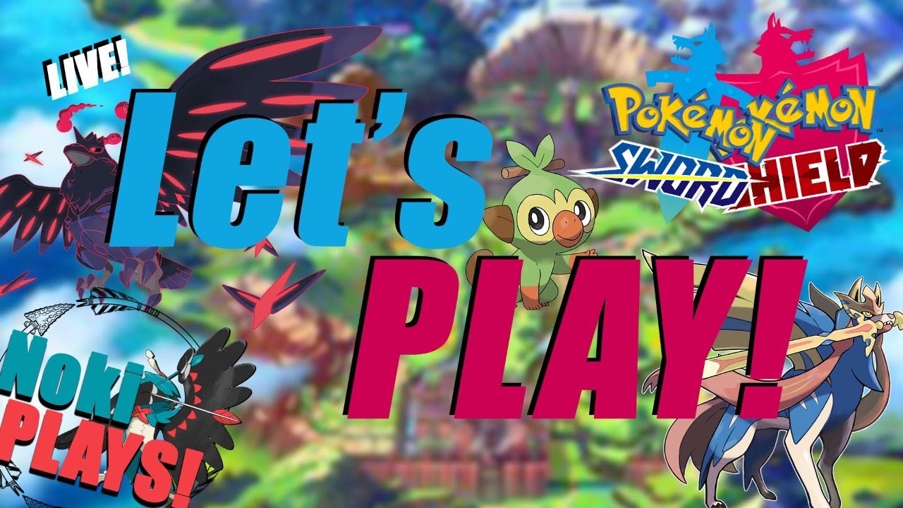 Pokemon Sword & Shield LIVE STREAM | Let's Play Pokemon Sword - YouTube