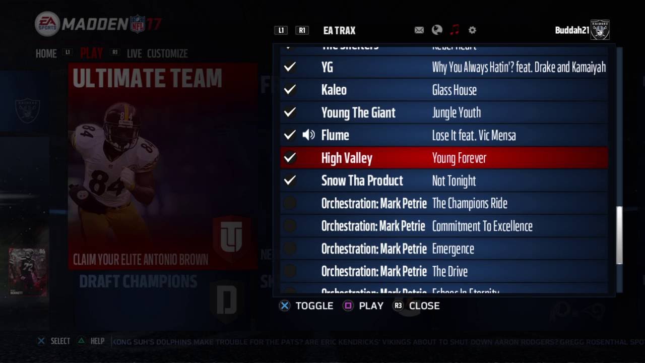 Madden NFL 17 soundtrack pt 3 FINALLY - YouTube