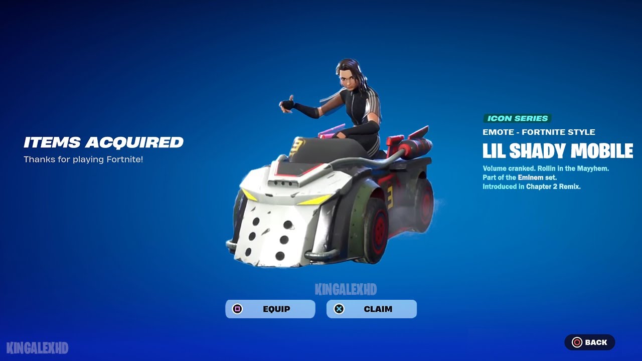 How To Get Lil' Shady Mobile Emote NOW FREE in Fortnite! (Unlocked Lil ...