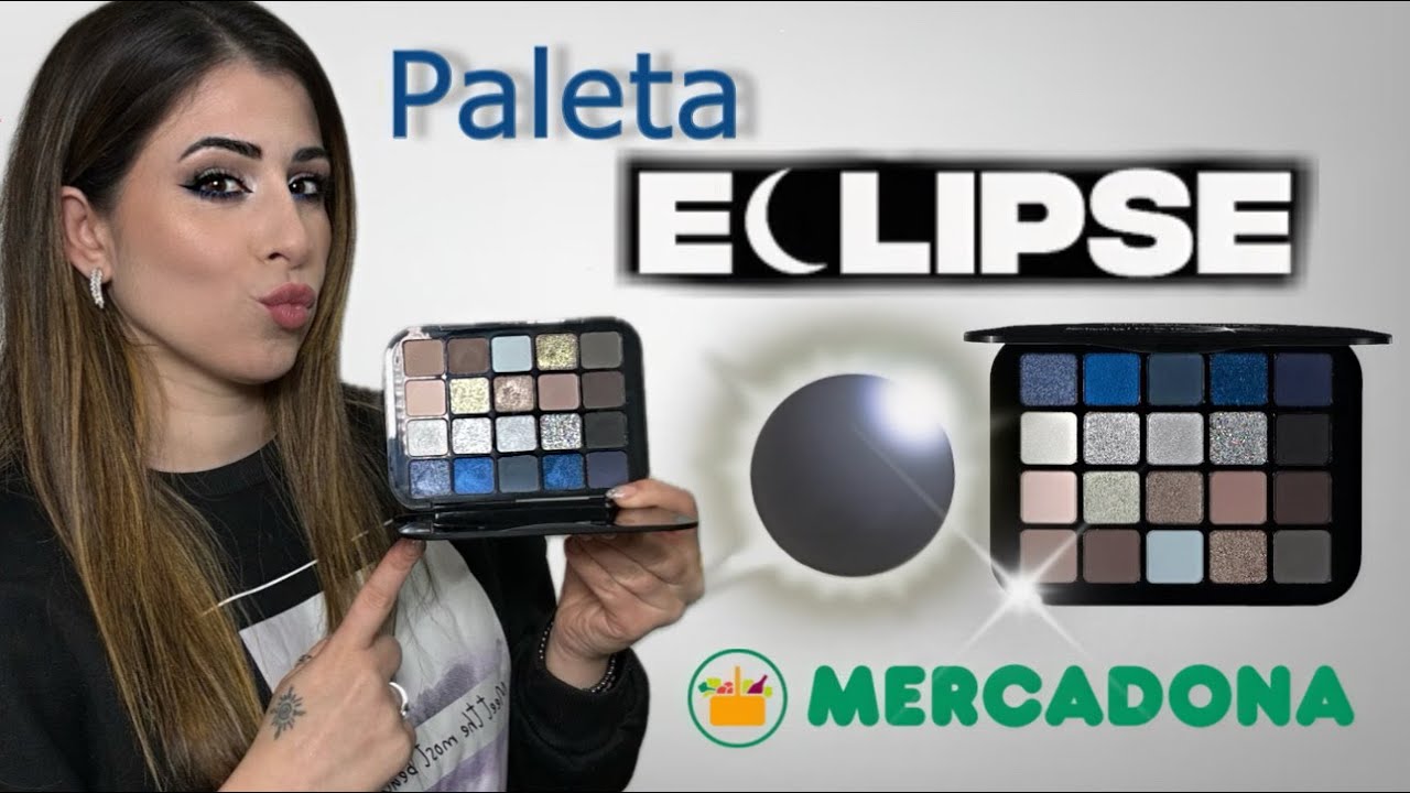 Paleta ECLIPSE MERCADONA!! Esta SÍ! O...NO? Maquillaje para navidad fácil y LOWCOST! 🤩 - YouTube