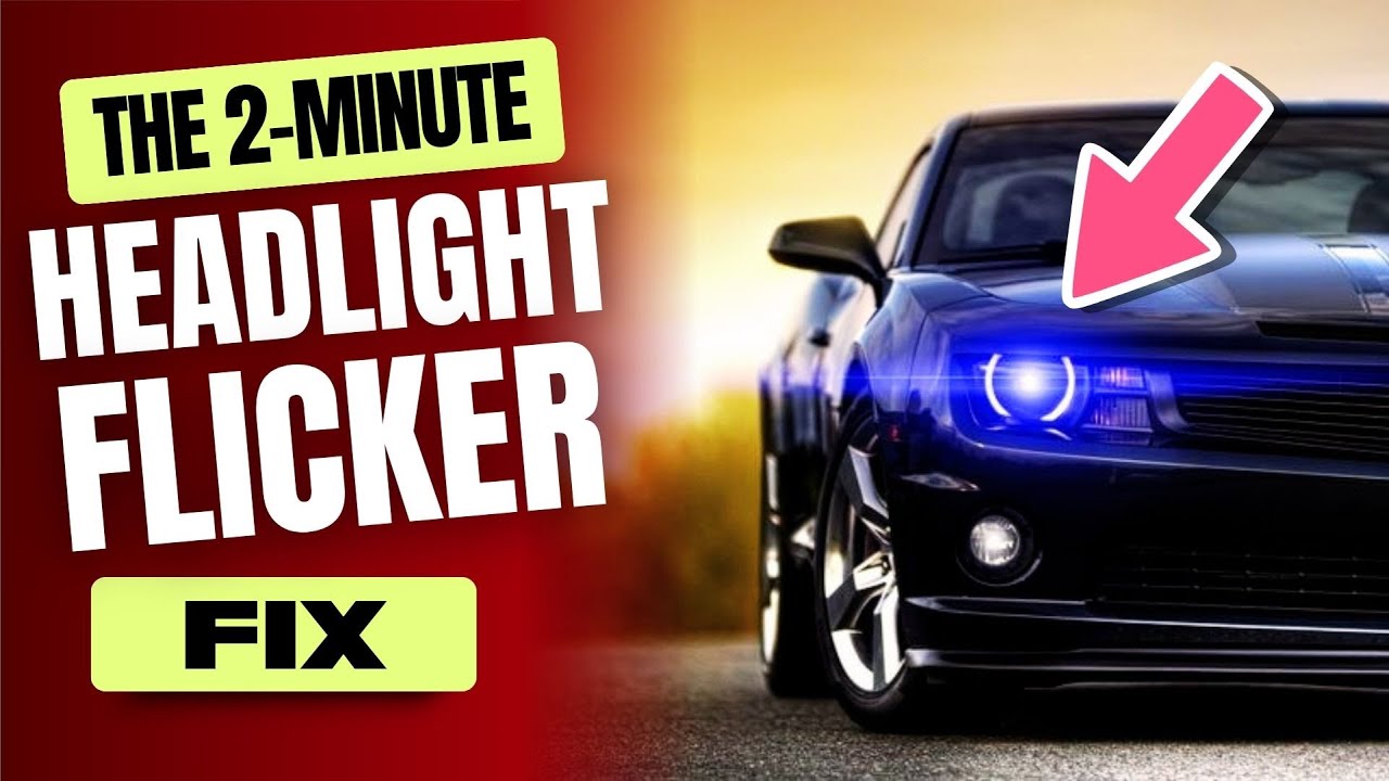 How to Fix Headlight Flickering While Driving? - YouTube