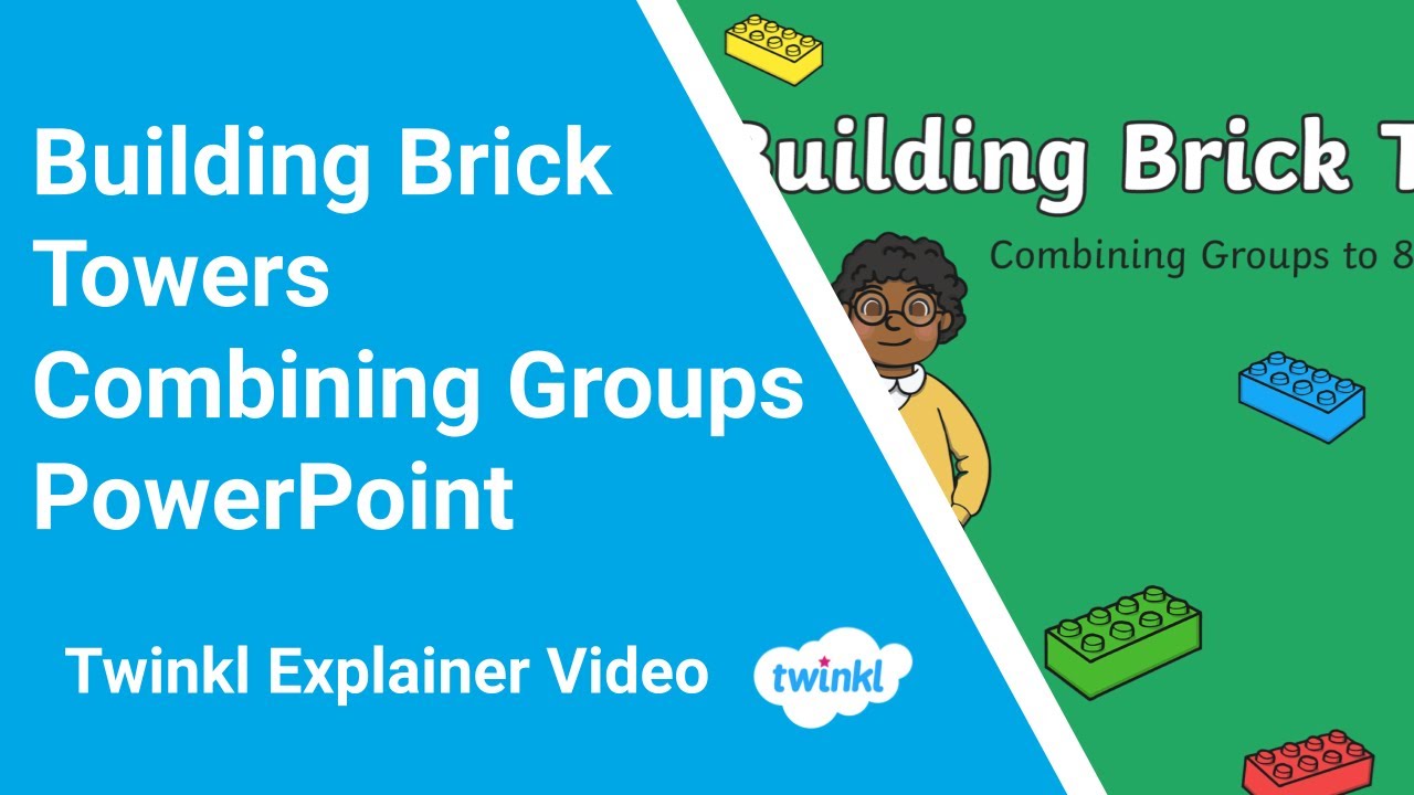 Building Brick Towers with Grouping | EYFS Grouping Activity - YouTube