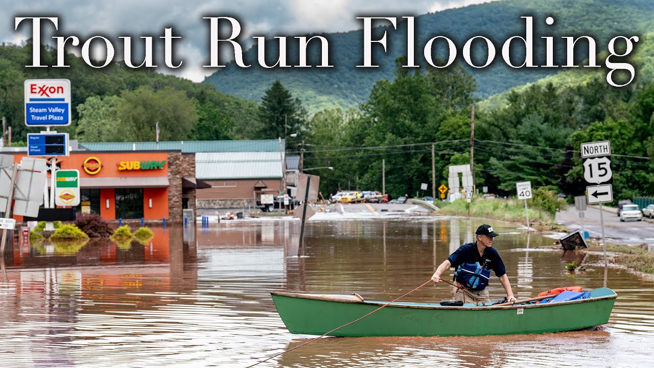 Trout Run Flooding - YouTube