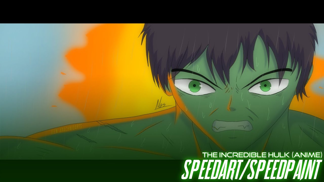 The Incredible Hulk (Anime) Speedart/Speedpaint - YouTube