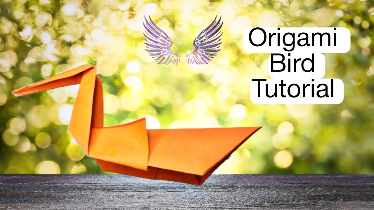 How to make an Easy Origami Swan | Origami Bird Tutorial #origamiswan # ...