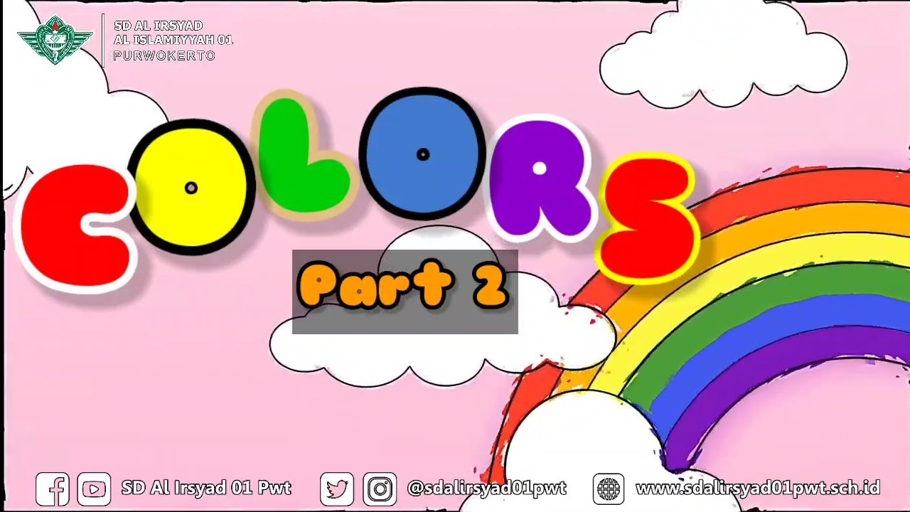 (Belajar Online) Bahasa Inggris - Colors Part 2 | Kelas 1 - YouTube