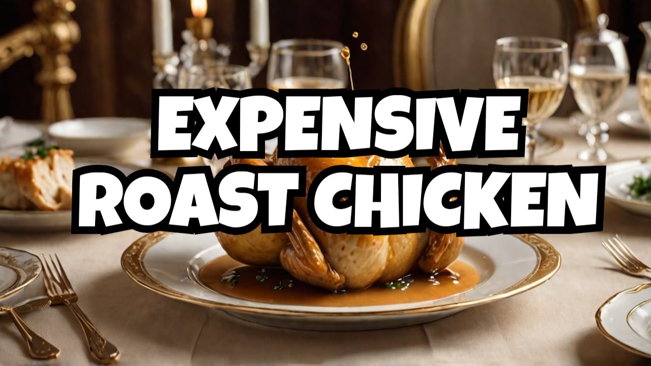 WORLD'S MOST EXPENSIVE CHICKEN ROAST with METER LONG GRAVY! - YouTube