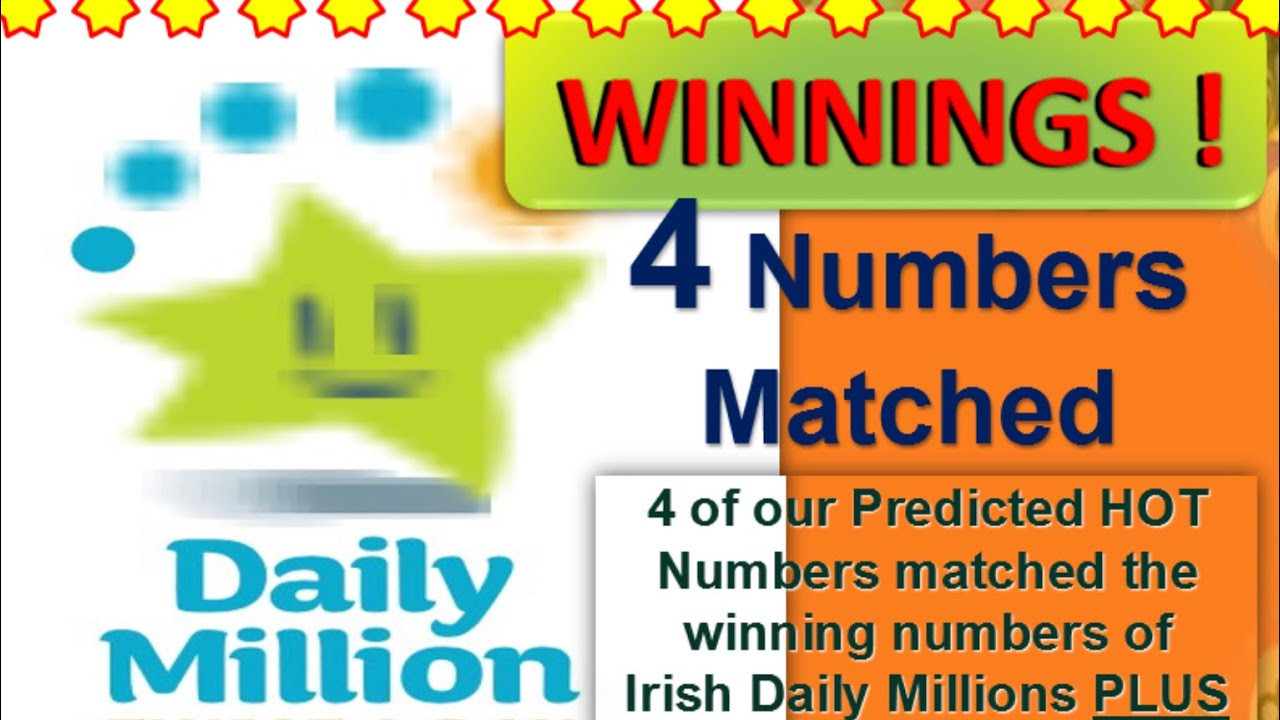 | BOOM 💥 4 Numbers Matched | Irish Daily Millions Plus 2pm Draw for 23. ...