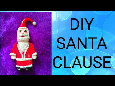 How to make Santa Clause From Waste bottle & Clay 🎅 //Waste Material ...