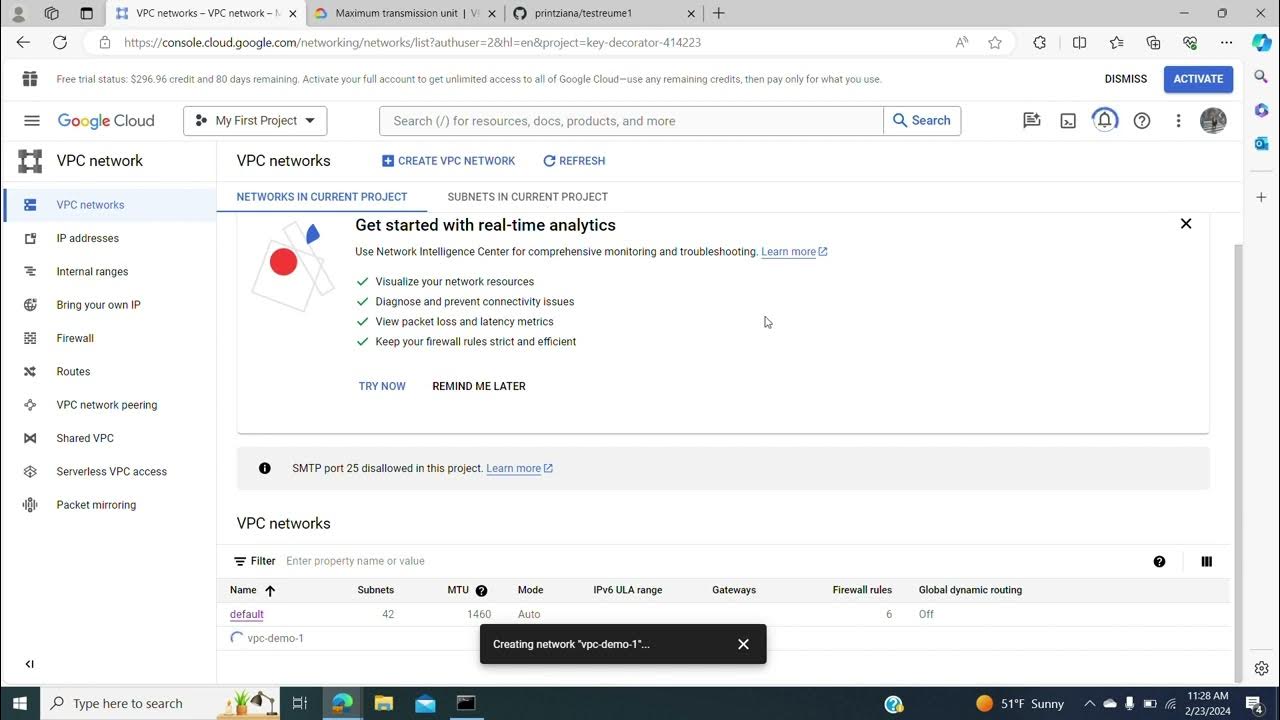 How to create VPC network/ Subnets/ Firewalls in GCP - Attach VPC in VM instance & host website ...