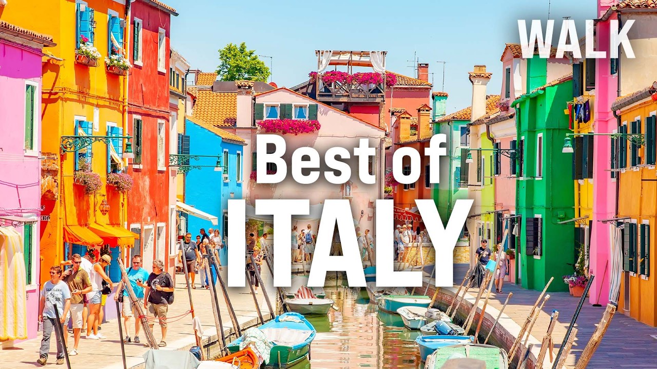 Amazing Italian Destinations in One Walk - Top 10 ITALY [4K Ultra HD ...